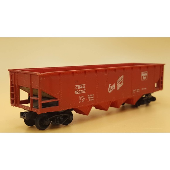 TYCO | Toys | Ho Scale Gauge Tyco Cbq 30747 Bn Hopper Gondola Train Car ...